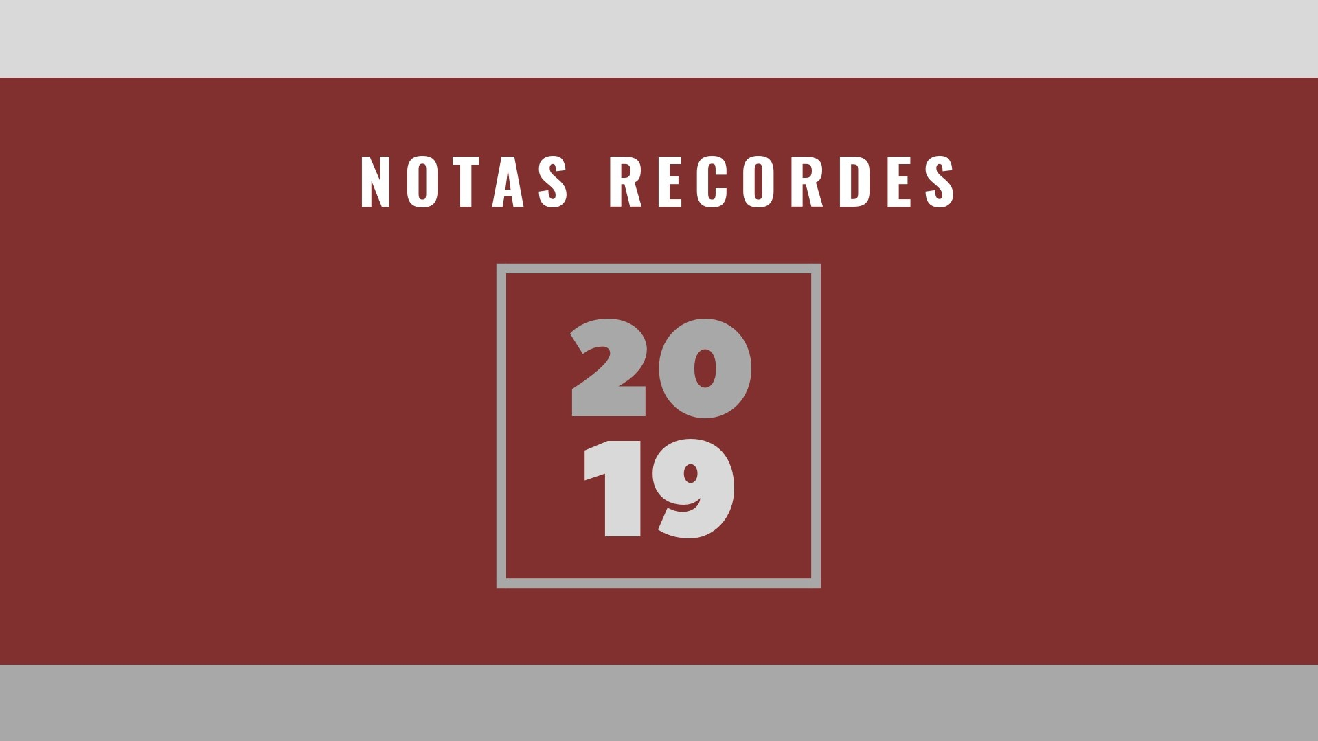 Seis novos recordes contabilizados após inclusão de notas do ranking da ...